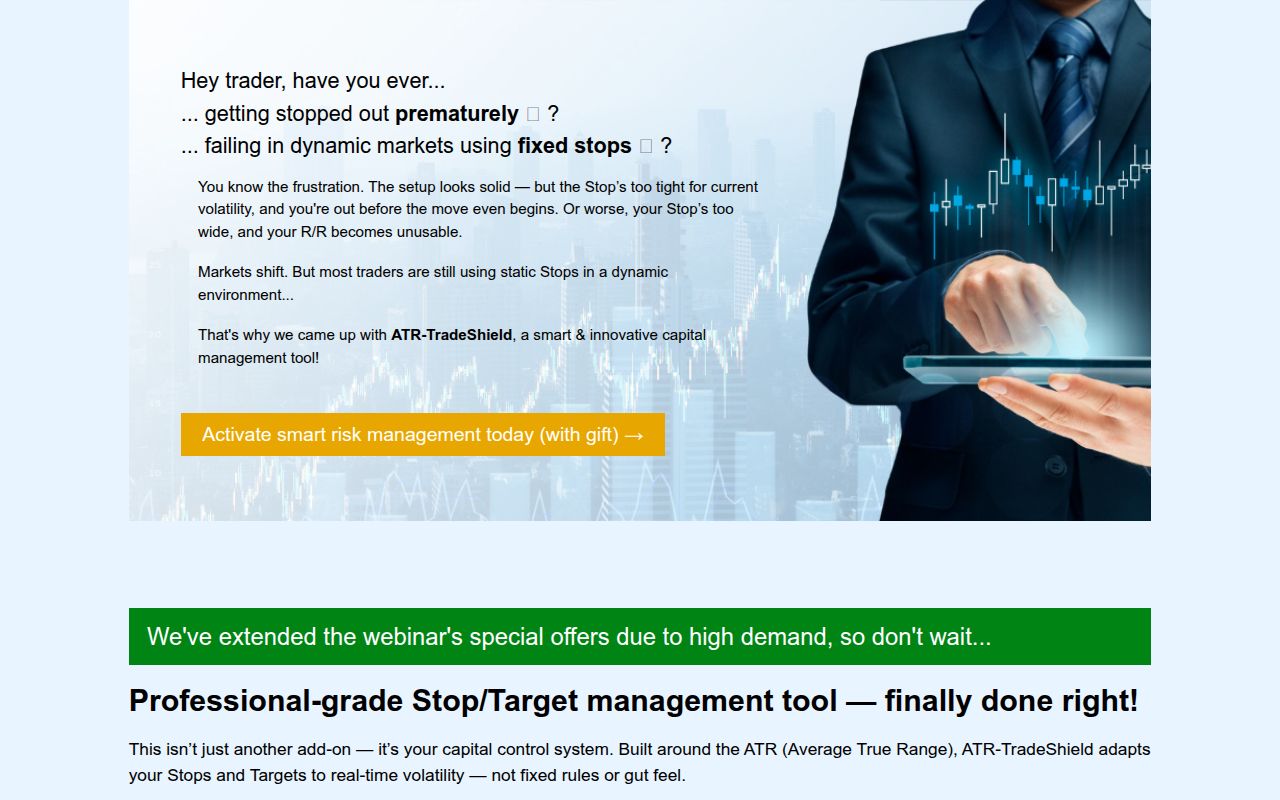 [Exclusive Slot] Capital management made easy with ATR-TradeShield